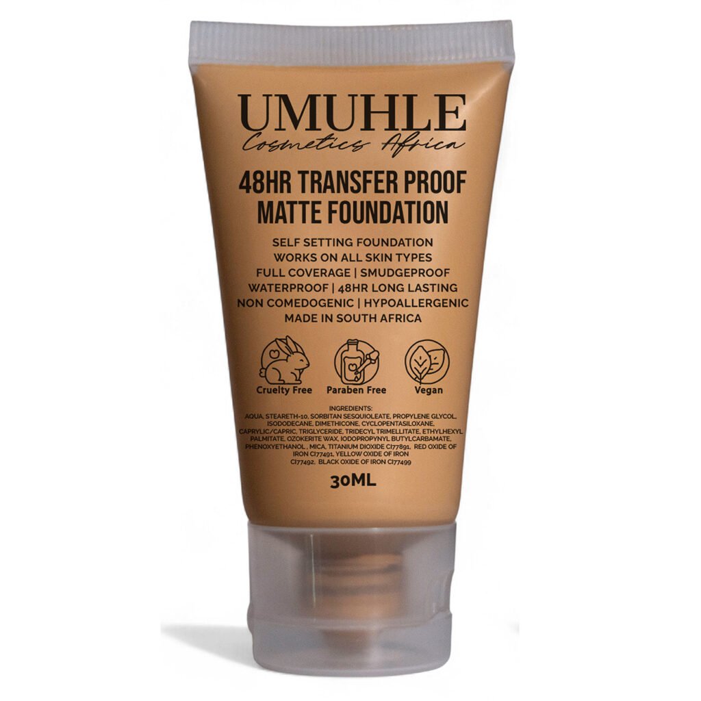 30ml Umuhle 48HR Matte Transfer Proof Foundation - Mooiste Meisie